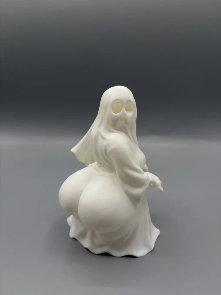 Spooky BBL Halloween Ghost Figurine Sculpture by hexhomedecor ...