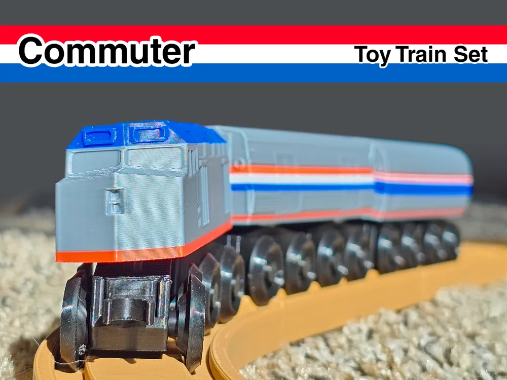 Commuter Toy Train Starter Set by Collier Sim Designs MakerWorld ...