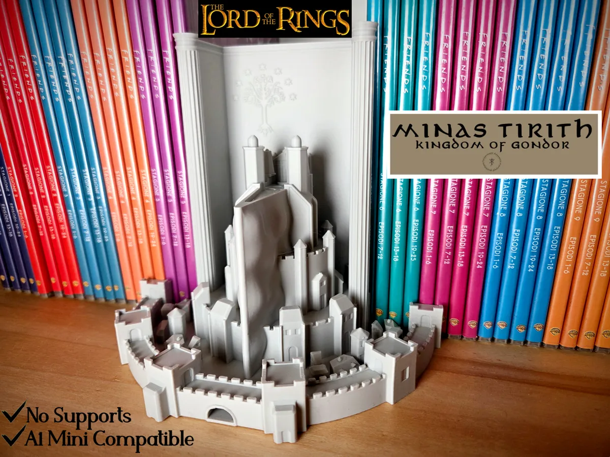 Minas Tirith Buchnische - Der Herr der Ringe – Kostenloses 3D ...