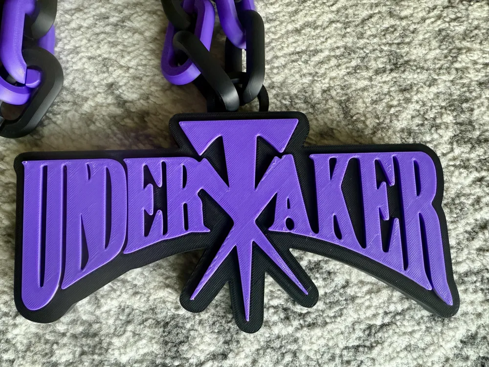 WWE Undertaker logo chain / sign by CTK 3D Printing MakerWorld ...