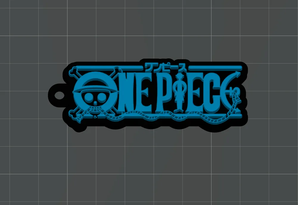 One Piece Keychain - Color Swap (No AMS Needed) by Lilac Rage - MakerWorld