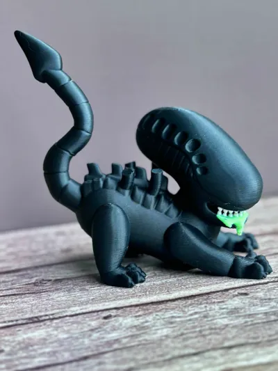 Chibi Xenomorph Figures by sugarpaws3d MakerWorld: Download Free 3D Models
