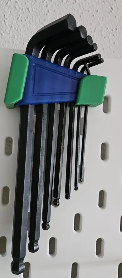 Ikea Skadis Hex Key Holder Remixed by M87 - MakerWorld
