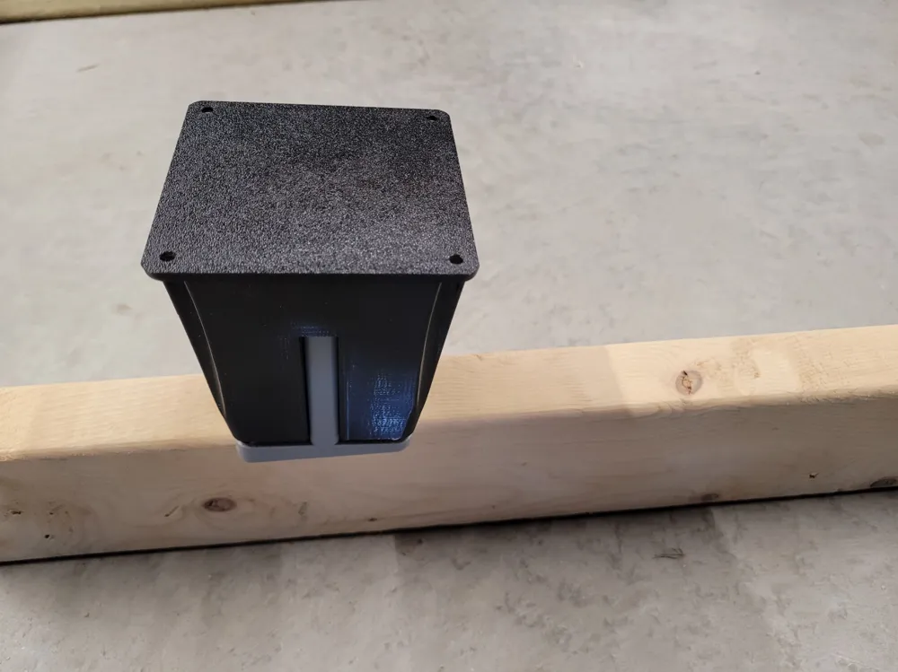 Parallel clamp support block wall mount 5 degrees - Free 3D Print Model ...