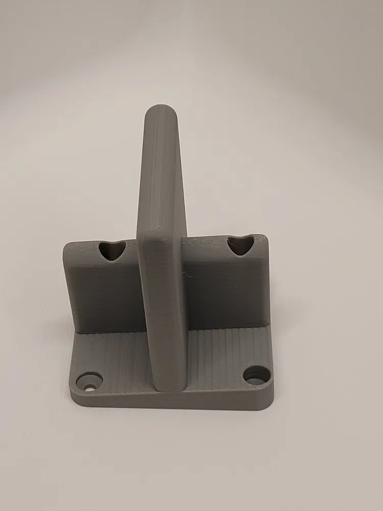 Parallel clamp support block wall mount 5 degrees - Free 3D Print Model ...