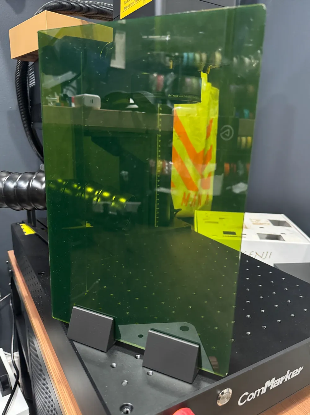 Shield Stand for ComMarker Safety Shield by Dad With A Printer - MakerWorld