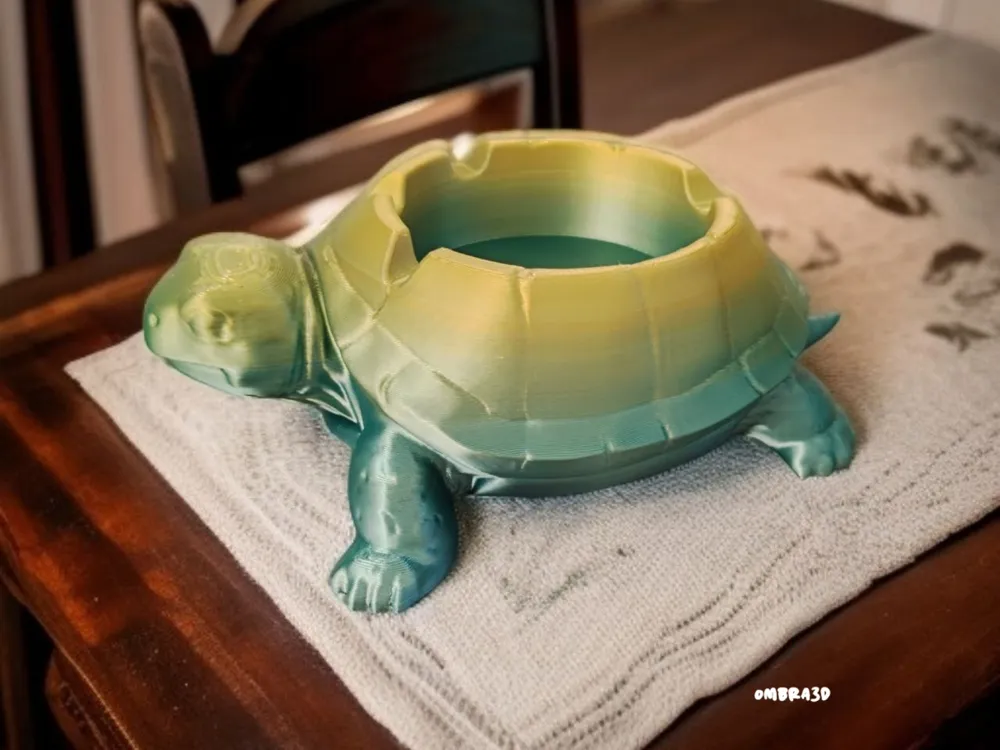 Turtle Ashtray by OMBRA3D MakerWorld: Download Free 3D Models