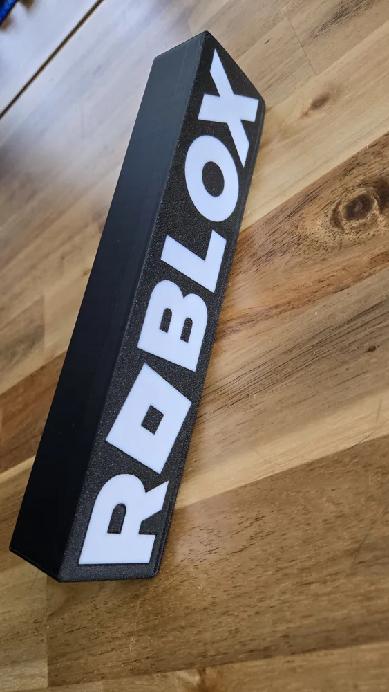 Roblox Logo - Simple Lightbox by IronSerif MakerWorld: Download Free 3D ...