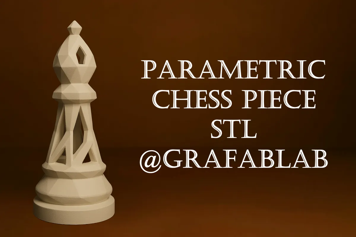 Parametric "Bishop" - chess piece - Free 3D Print Model - MakerWorld