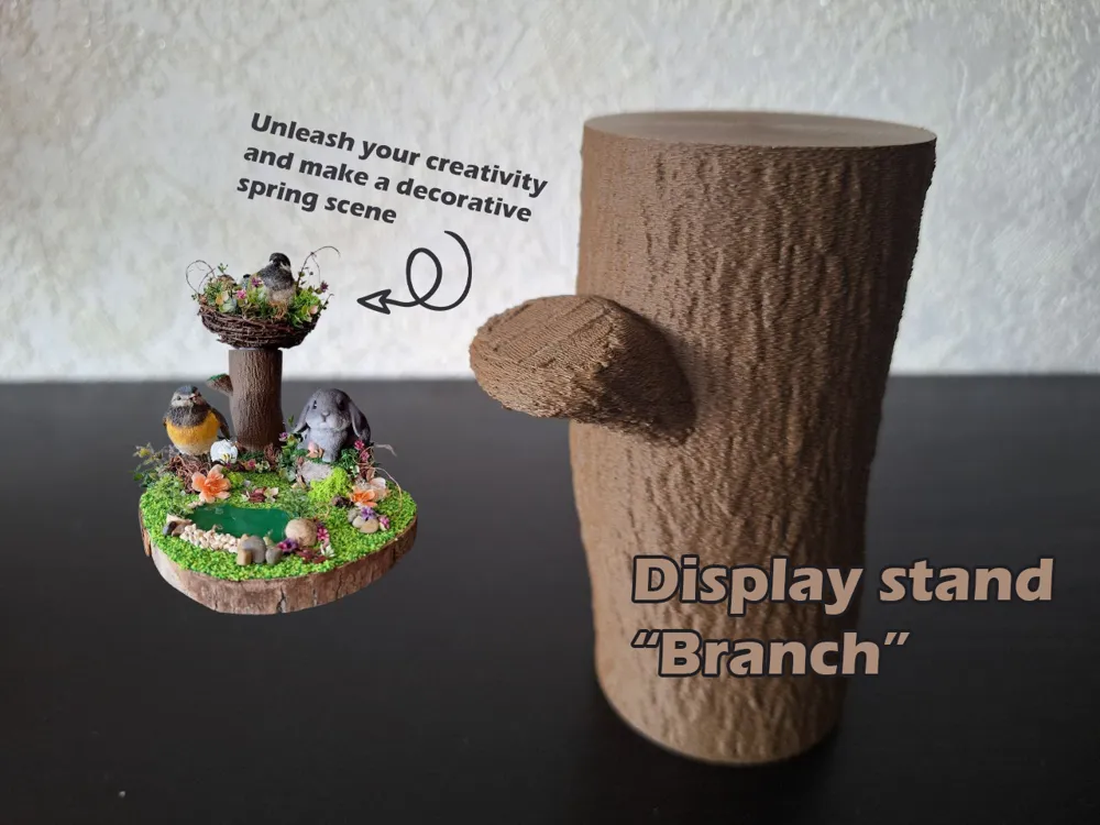 Display stand "Branch" by M4RCCR4FT - MakerWorld