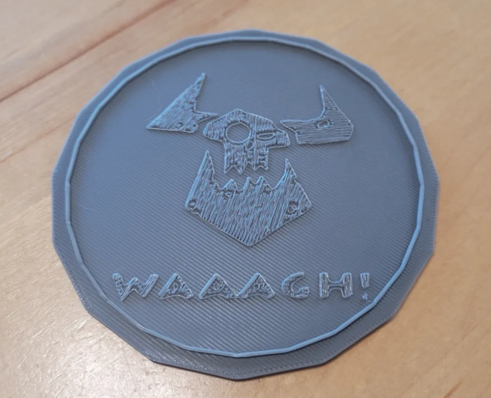 Warhammer 40k Ork Coasters by Sojakukki - MakerWorld
