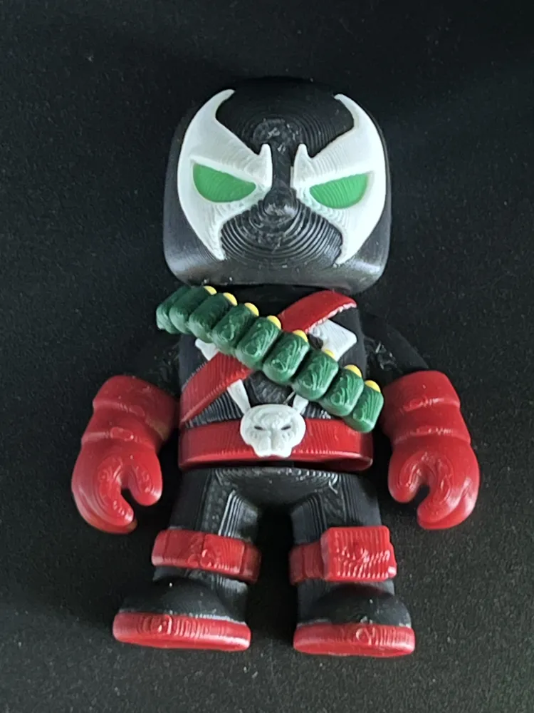 Articulated Chibi Commando Spawn - Free 3D Print Model - MakerWorld