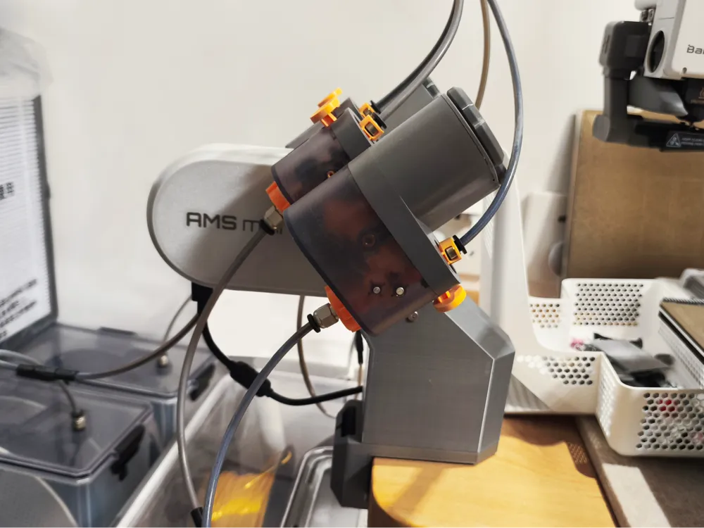 AMS mini desktop stand (Customize) Remixed by page7 - MakerWorld