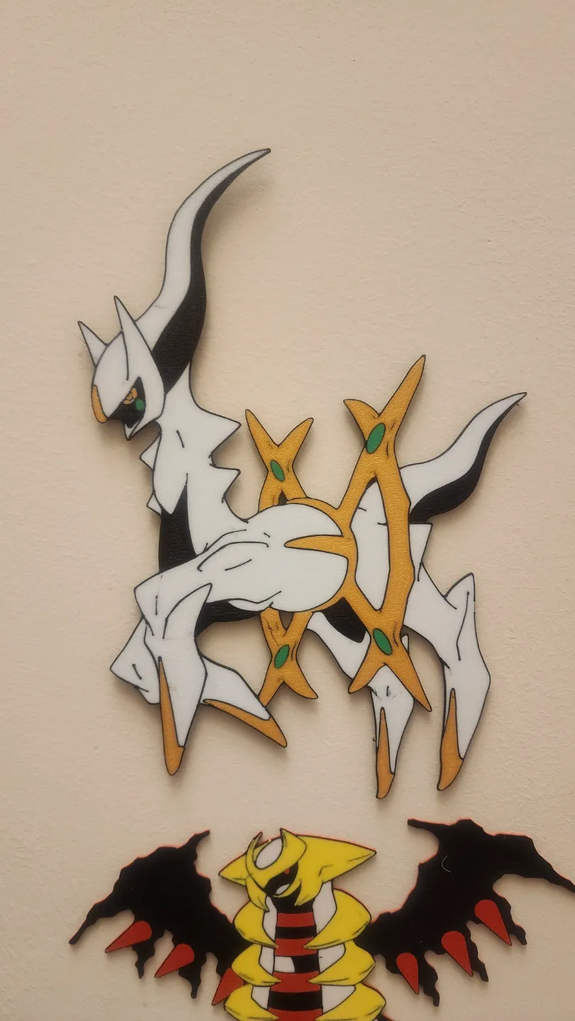 Arceus 2D Wall Art by Mech - MakerWorld