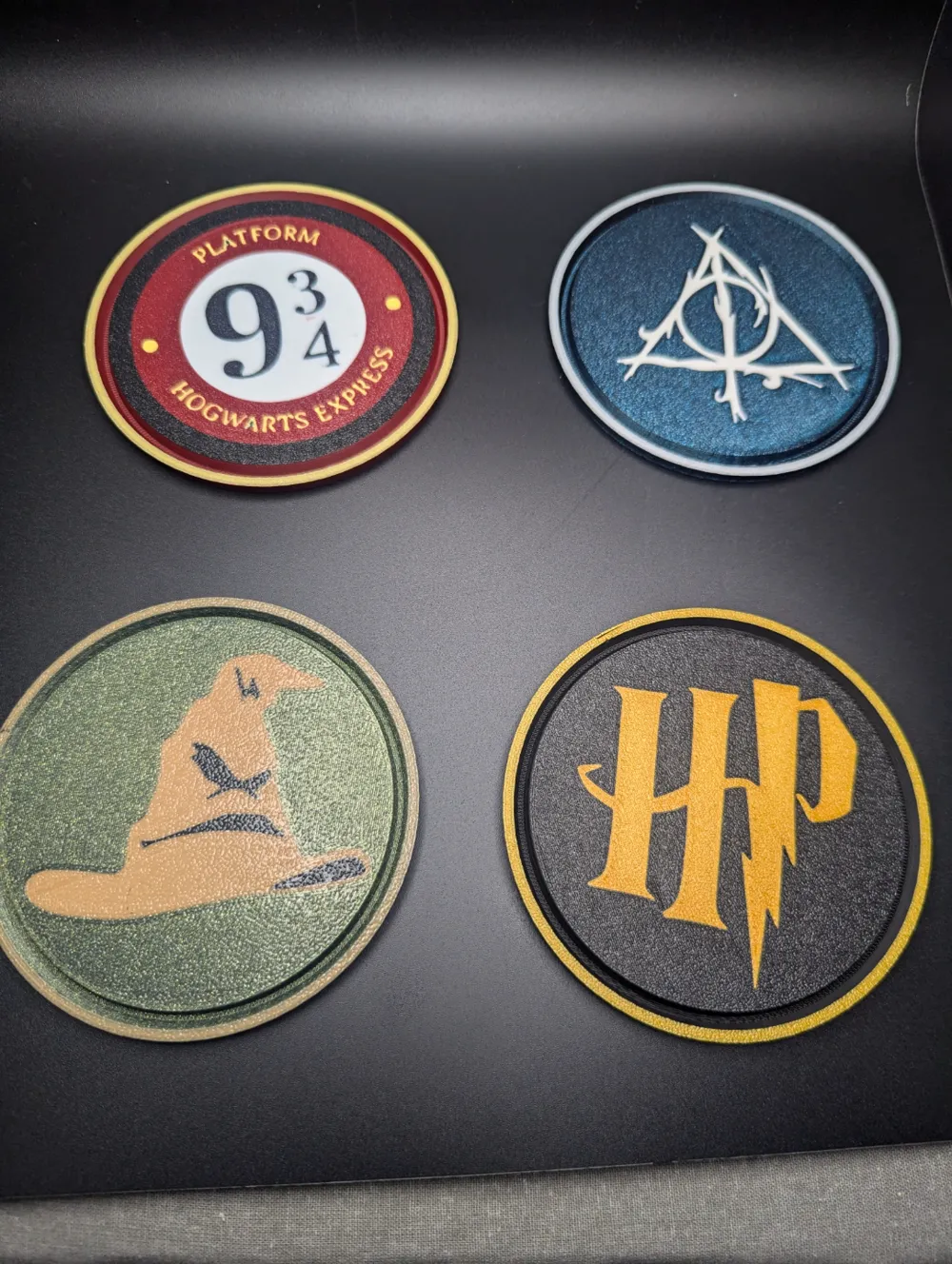 Harry Potter Coasters - Free 3D Print Model - MakerWorld