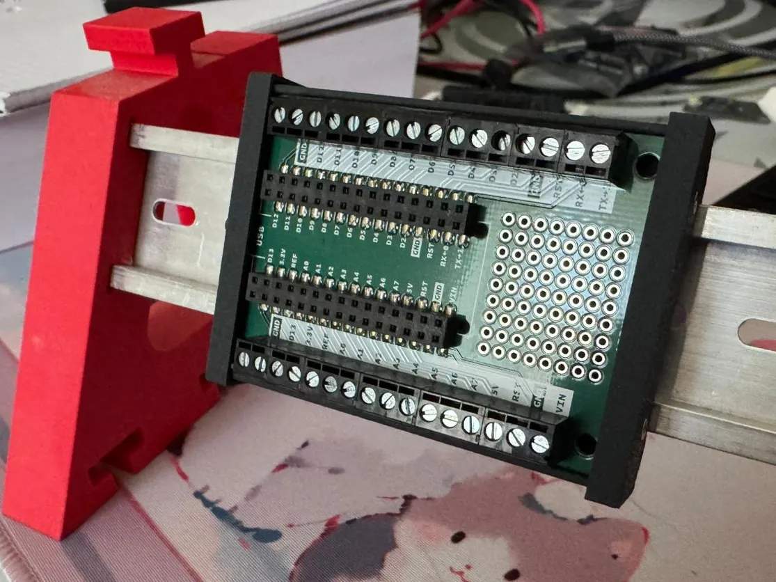 Mount for Arduino Nano Screw Terminal Adapter - Free 3D Print Model ...