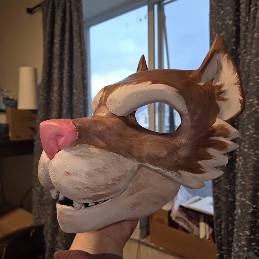 Wolf mask for costumes, cosplay, fursuits and more - Free 3D Print ...