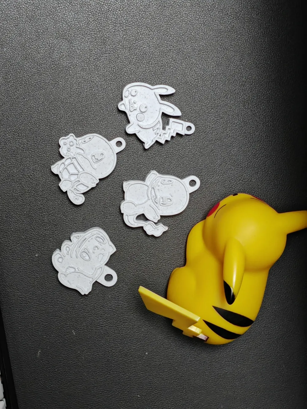 Pokemon Keychain (Pikachu and first gen starters) by billy_1411 ...