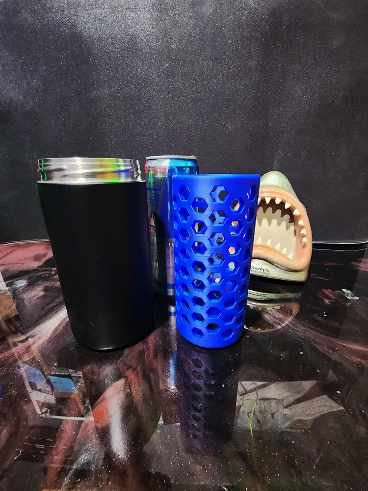 Yeti Rambler 16oz Colster Slim Can Adapter - Free 3D Print Model ...