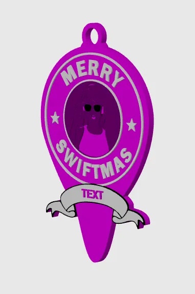Merry Swiftmas Ornament by Websters Creations - MakerWorld