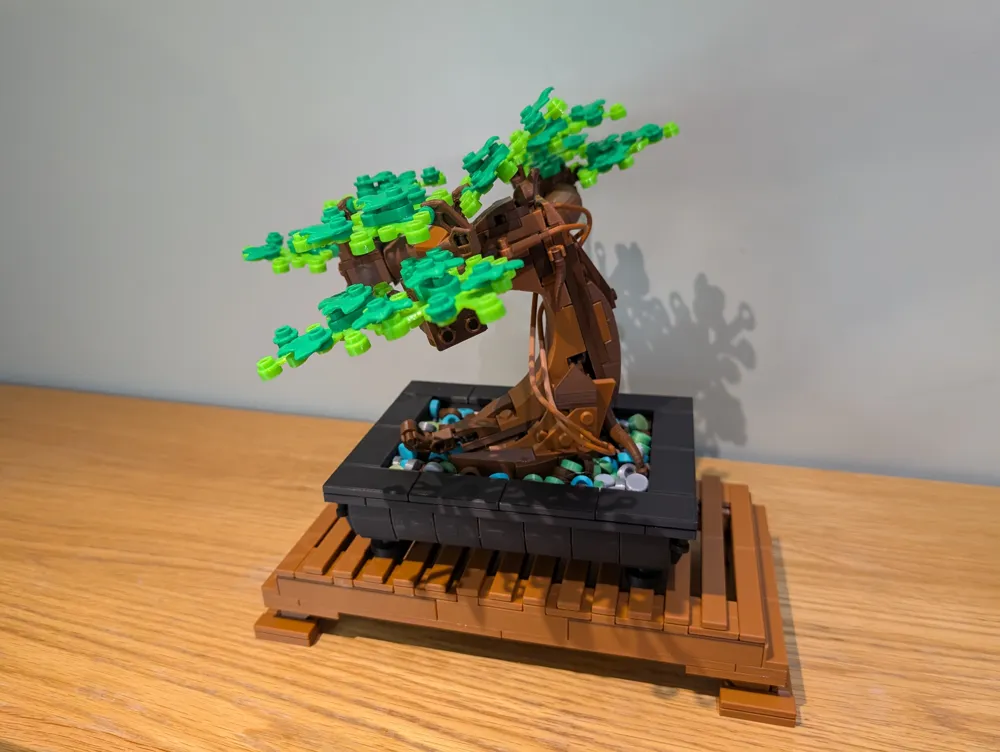 150% Scale Brick Bonsai Tree - Free 3D Print Model - MakerWorld