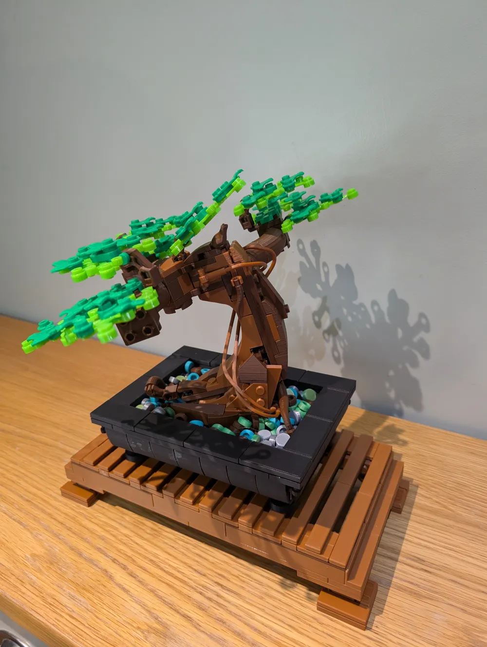 150% Scale Brick Bonsai Tree - Free 3D Print Model - MakerWorld