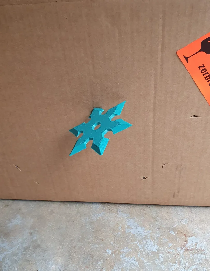 Shuriken Ninja Star Kunai Box Opener - Free 3D Print Model - MakerWorld