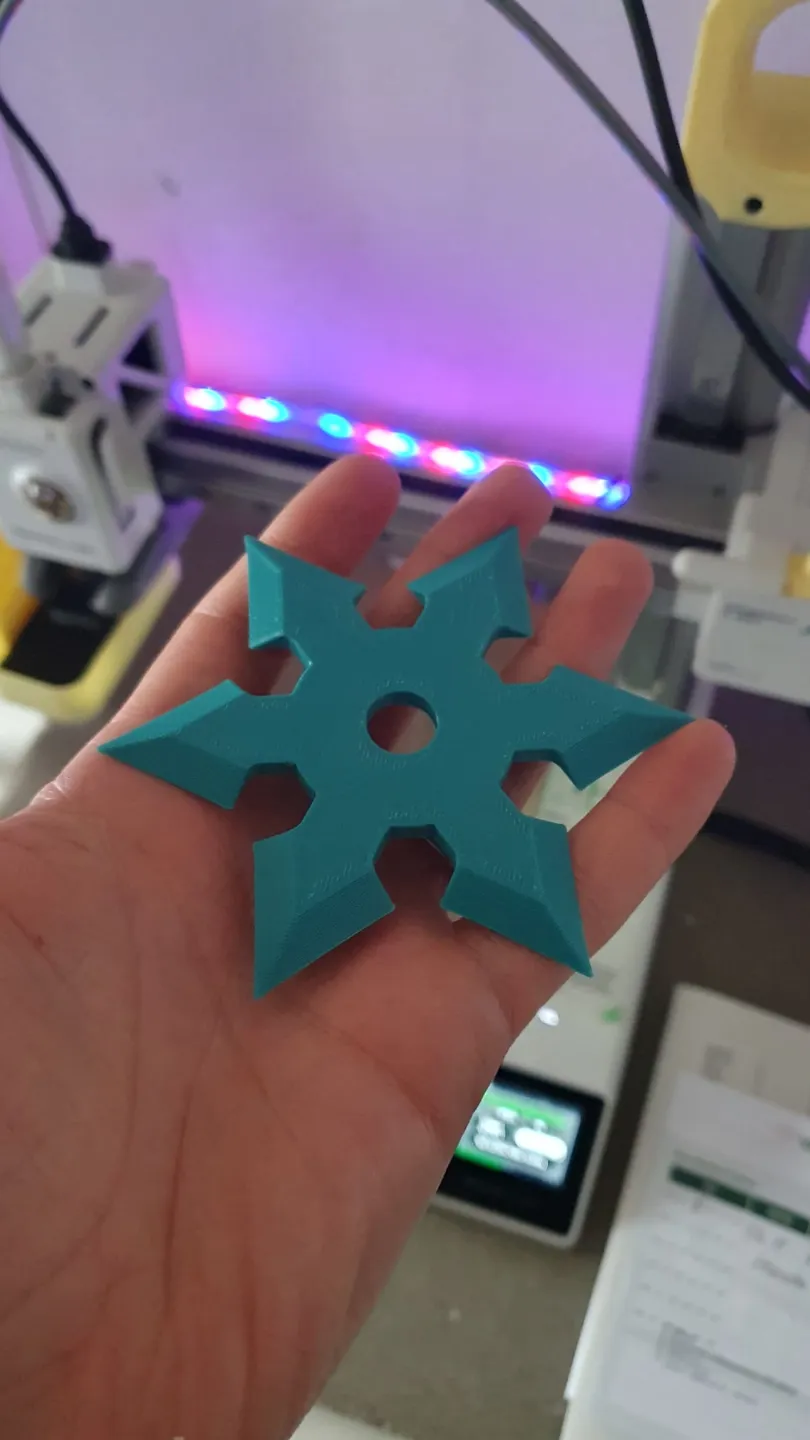 Étoile de ninja Shuriken, ouvre-boîte Kunai - Modèle d'Impression 3D ...