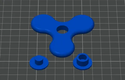 Fidget Spinner [NO BALL BEARING] by Maxx MakerWorld: Download Free 3D ...