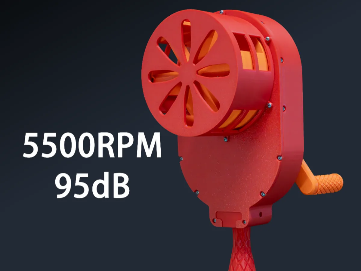 手摇报警器/Hand operated siren by WILL00027 MakerWorld: Download Free 3D Models