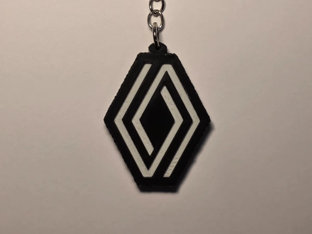 Renault keychain - Free 3D Print Model - MakerWorld