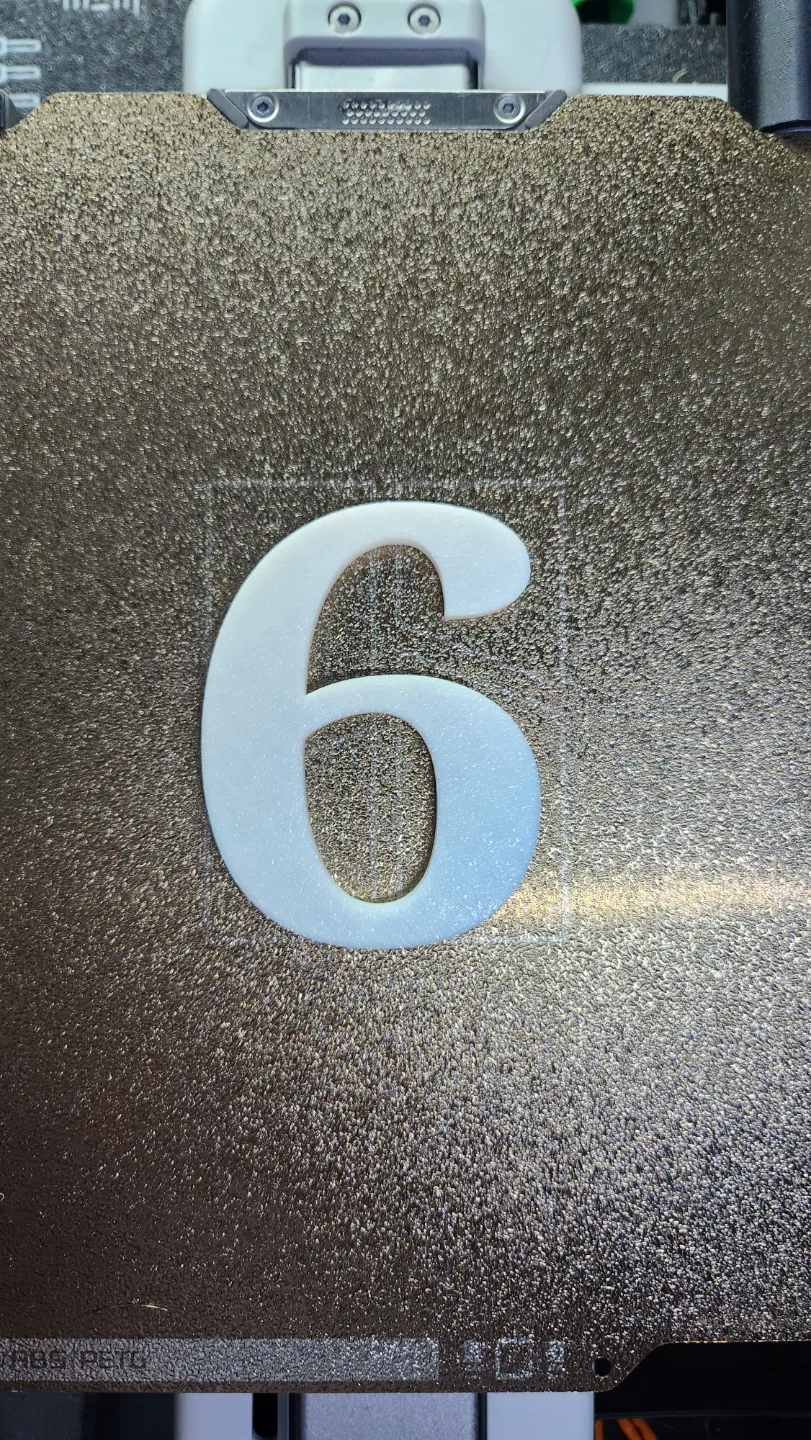 Number 6 - 3 Sizes (Small, Medium & Large) by eric272 - MakerWorld