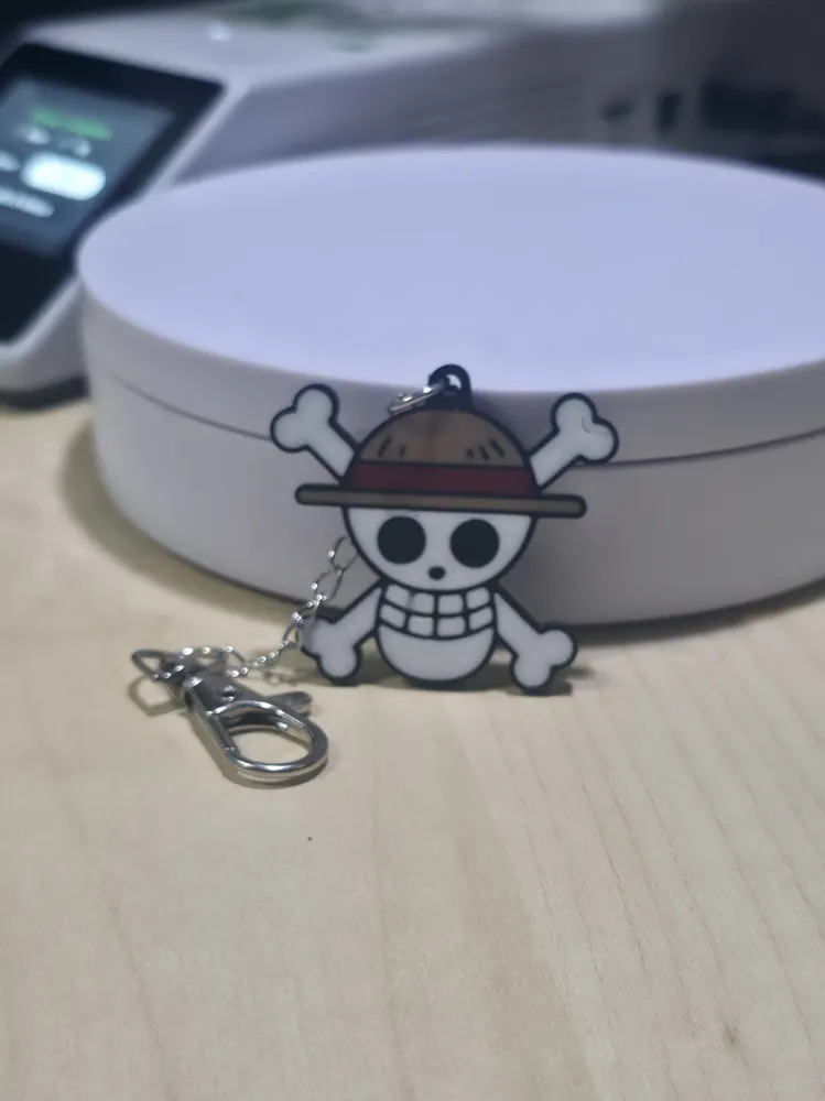 One Piece – Straw Hat Logo Keychain (Fan Art) - Free 3D Print Model ...