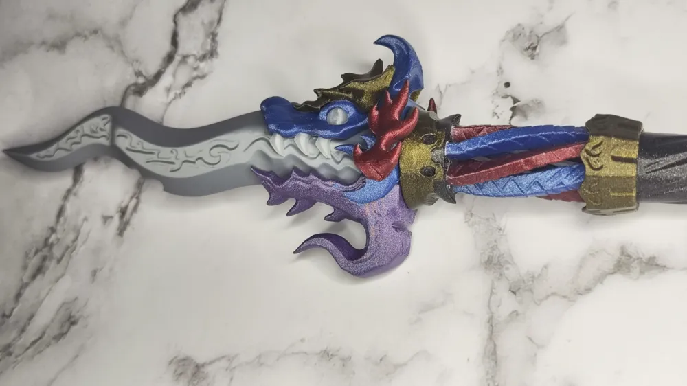 Longfeng 3D Snake Blade Dagger 2nd Generation by 长峰3D CF3D - MakerWorld
