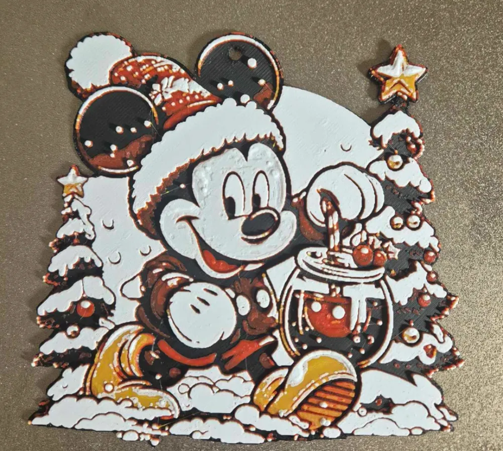Mickey mouse bauble by Dano - MakerWorld