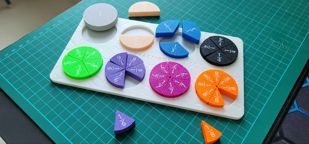 Fractions by Wadye MakerWorld: Download Free 3D Models