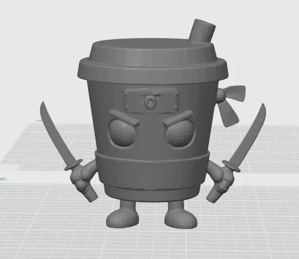 Chibi-Brainrot Asesino Capuchino por ThorLab Creations MakerWorld ...