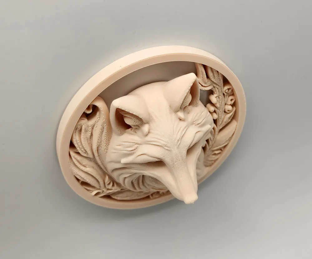 Fox Relief Sculpture Wall Art - No Supports by Triple G Workshop ...