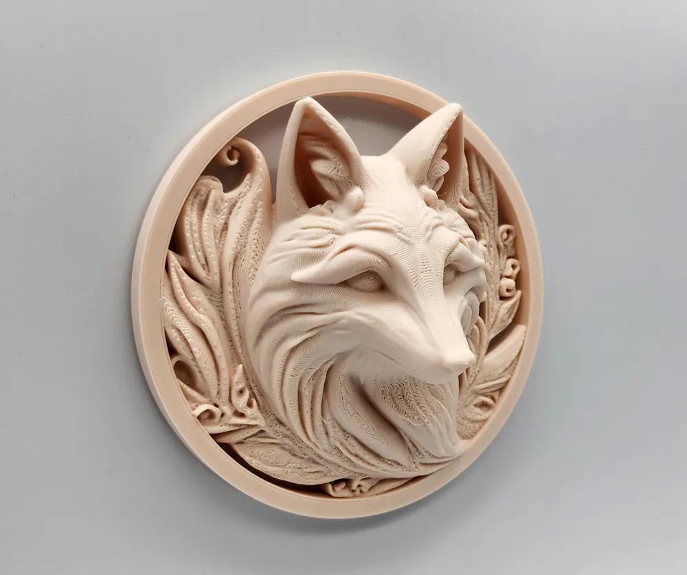 Fox Relief Sculpture Wall Art - No Supports by Triple G Workshop ...