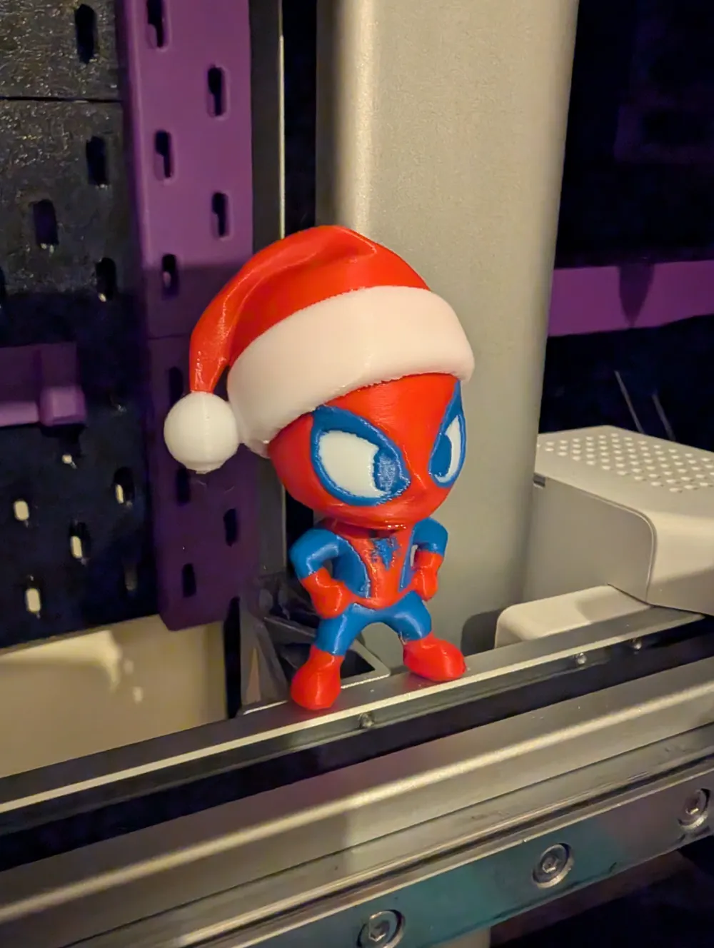 Cute Festive Spidey - Free 3D Print Model - MakerWorld