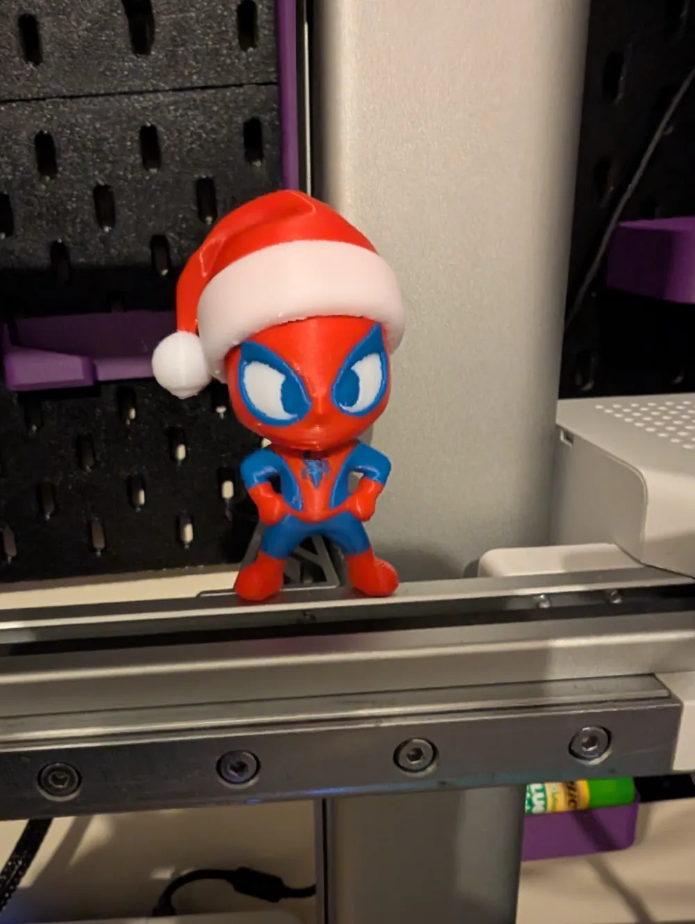 Cute Festive Spidey - Free 3D Print Model - MakerWorld