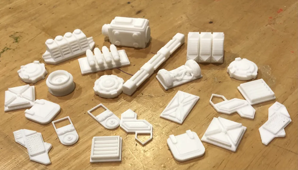 Greeble 模型包 #2 - 免费 3D 打印模型 - MakerWorld