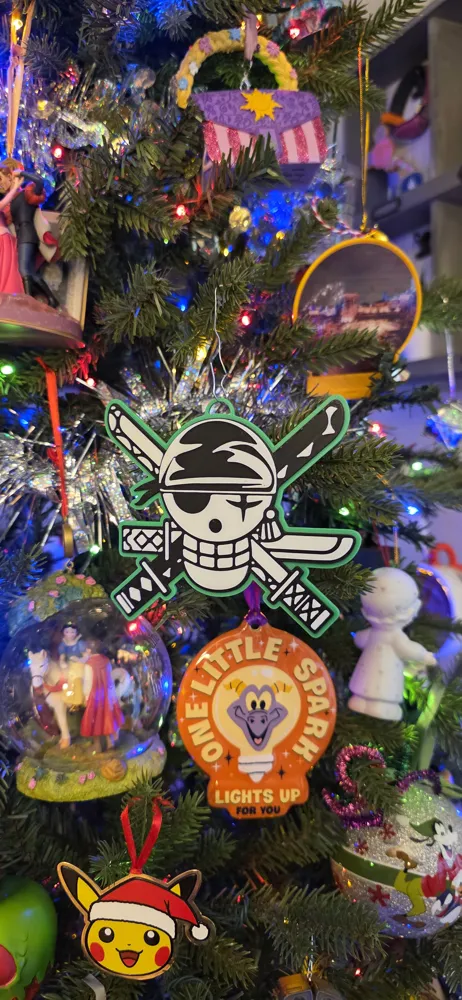 One Piece Roronoa Zoro Christmas Tree Ornament - Free 3D Print Model ...