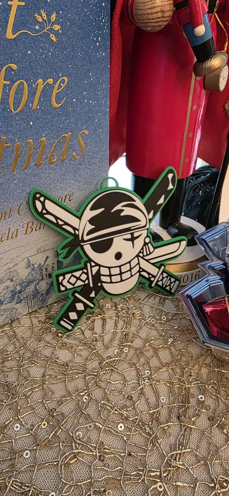 One Piece Roronoa Zoro Christmas Tree Ornament - Free 3D Print Model ...