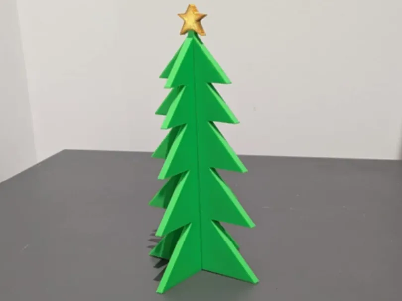 Slot Together Christmas Tree - Free 3D Print Model - MakerWorld