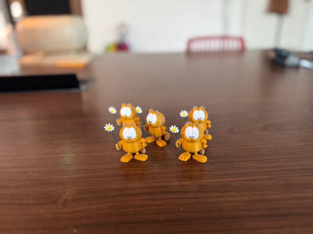 versão mini Garfield por minju jin MakerWorld: Baixe modelos 3D gratuitos