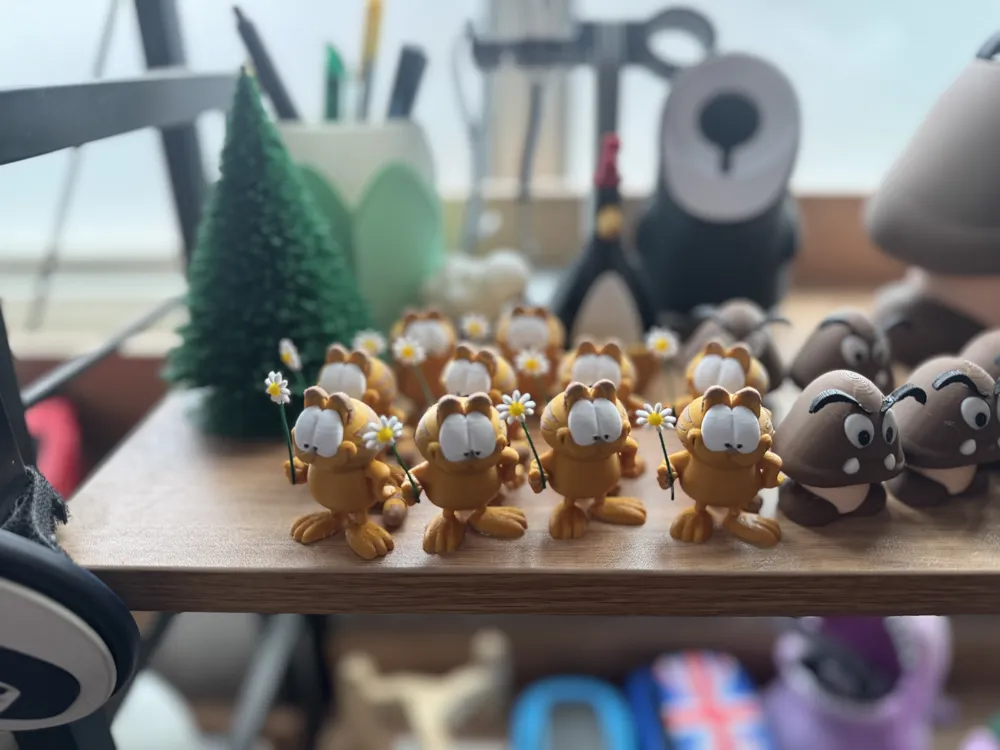 versão mini Garfield por minju jin MakerWorld: Baixe modelos 3D gratuitos
