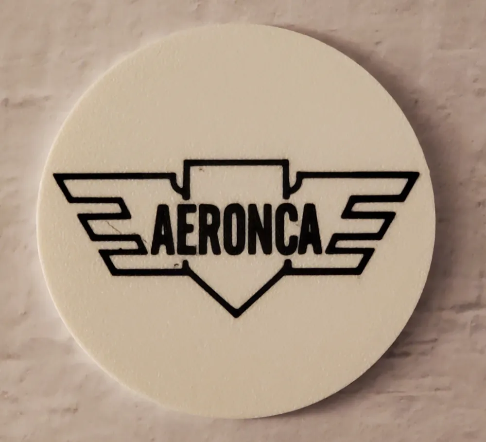 Aeronca - Logo Coaster by Fight2Fly - MakerWorld