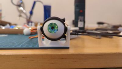 Animatronic Eye - V4 by Morgan Manly MakerWorld: Download Free 3D Models