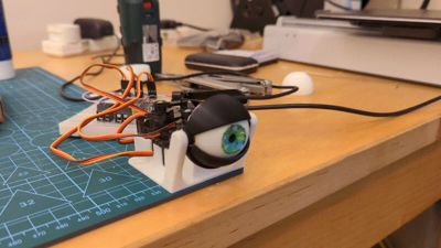 Animatronic Eye - V4 by Morgan Manly MakerWorld: Download Free 3D Models